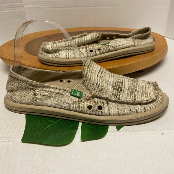 Sanuk | Shoes | Sanuk Canvas Loafers Flats | Poshmark
